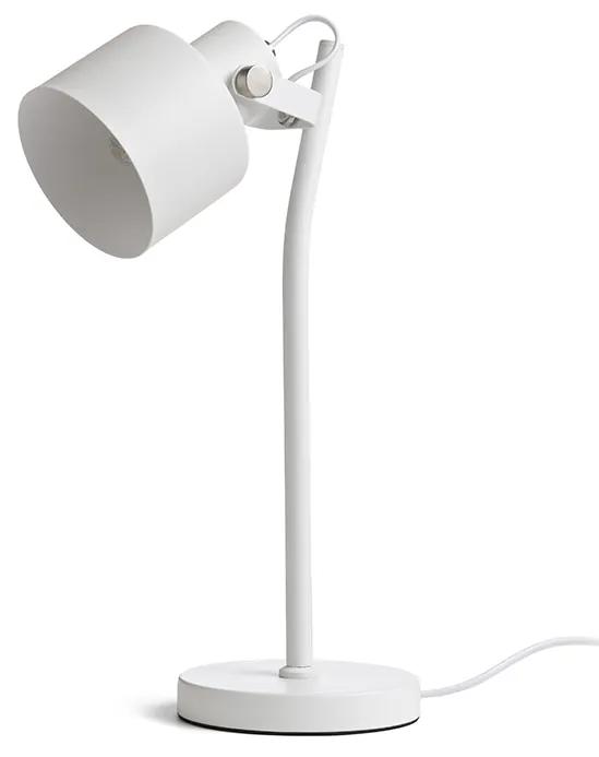 RENDL R13903 CELEIA stolní lampa, pracovní matná bílá matný nikl