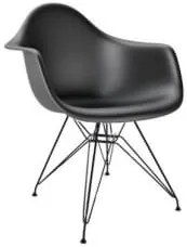 Designová židle DAR, černá (RAL 9005)
