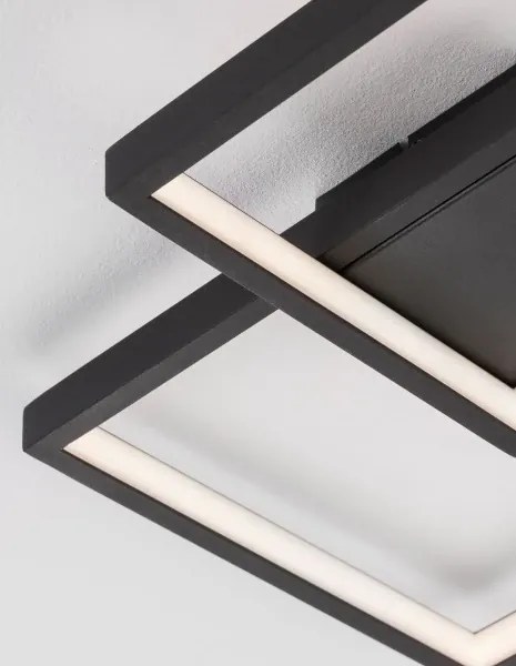 LED stropní svítidlo Porto 32 černé