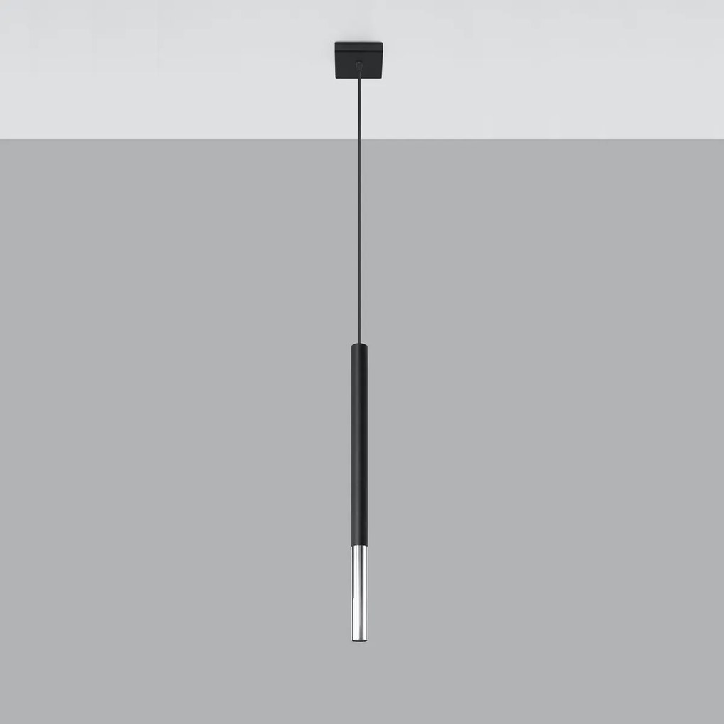 Sollux Lighting Závěsné svítidlo MOZAICA 1 černé/chromové