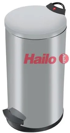 Hailo T2.20 stříbrný - nášlapný odpadkový koš