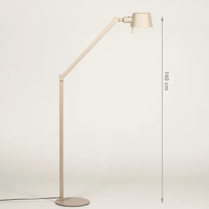 Stojací designová lampa Niki Taupe