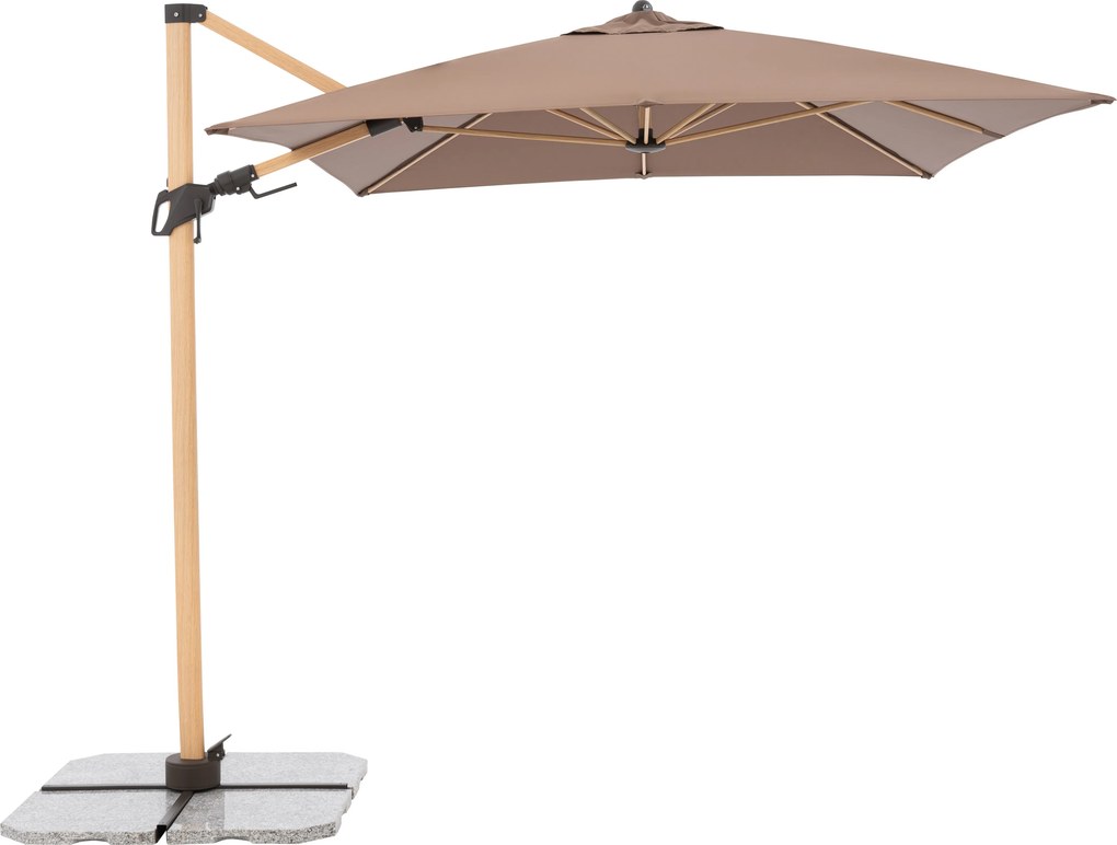 Doppler ALU WOOD 300 x 220 cm hnědá
