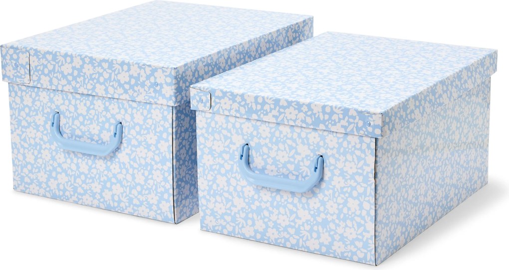 Tchibo - Úložné boxy s víkem, 2 ks