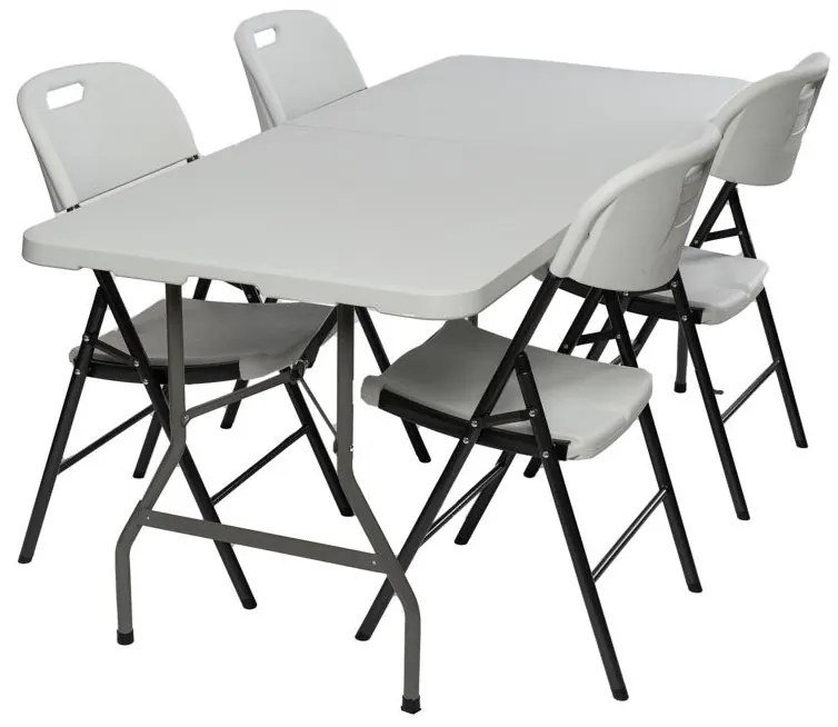 Zahradní set GARDEN - STŮL 180x76 PŮL + 4x ŽIDLE