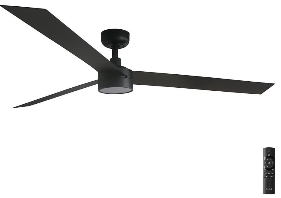 FARO Barcelona FARO 34293-1TW - LED Stmív. ventilátor CRUISER LED/18W/230V 2700/4000/6500K + DO 34293-1TW
