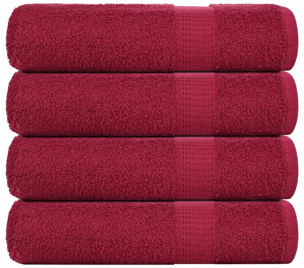 osušky FROGN 4 ks Bordeaux 70x140 cm 360 gsm 136738