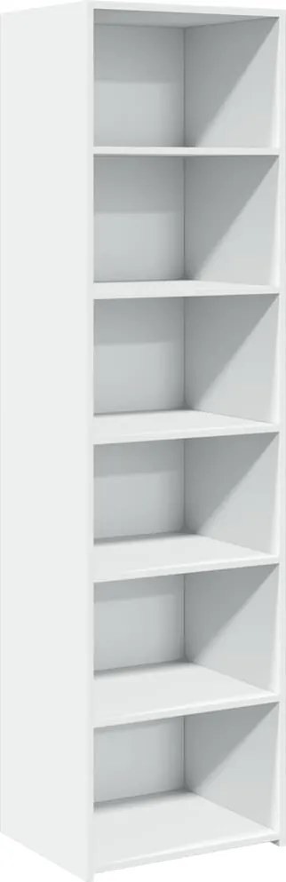 Skříň highboard bílá 50 x 41 x 185 cm kompozitní dřevo 3281680