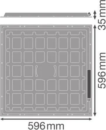 Ledvance - LED Podhledový panel ESSENTIAL LED/36W/230V 4000K 60x60 cm