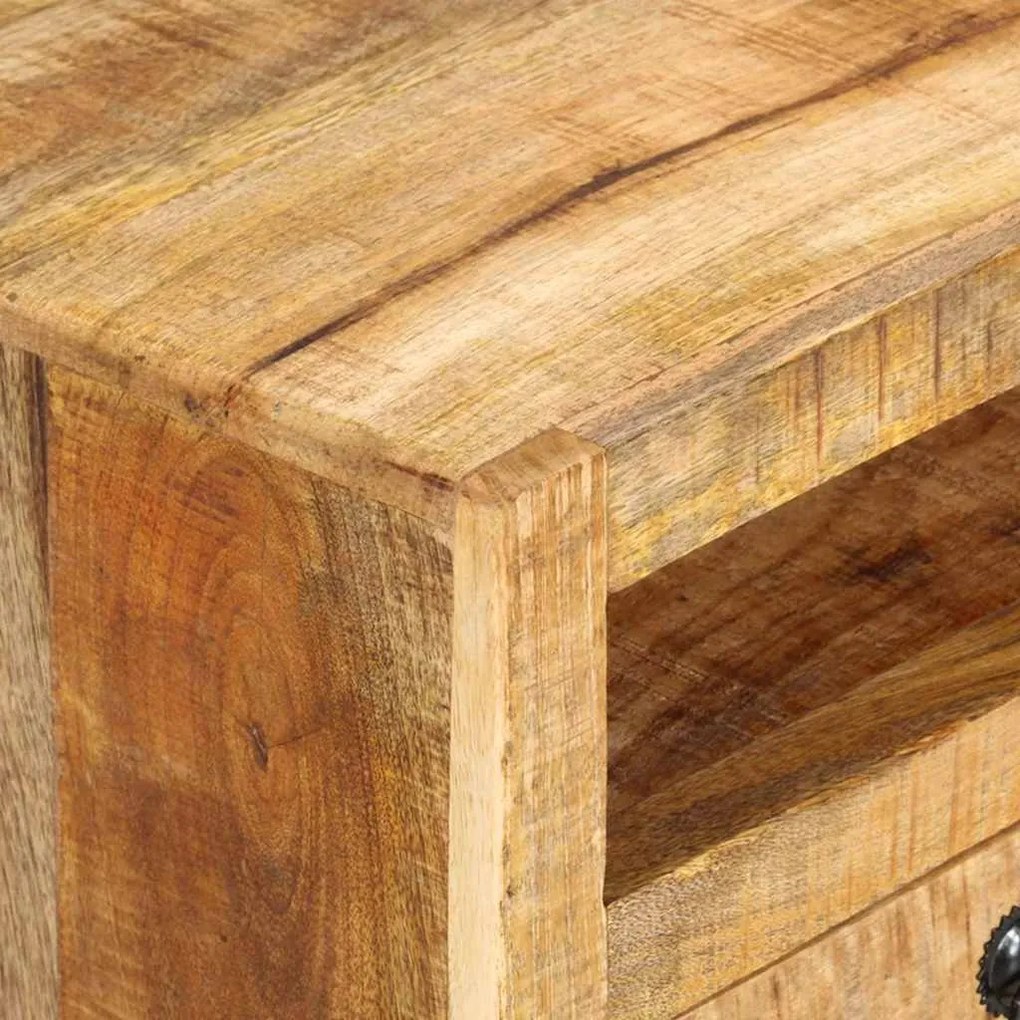 TV stolek 110 x 30 x 40 cm masivní mangovníkové dřevo 337064