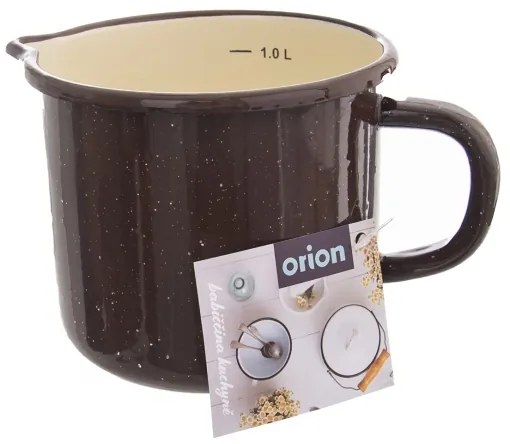 Orion domácí potřeby Hrnek BROWN 1,2 l