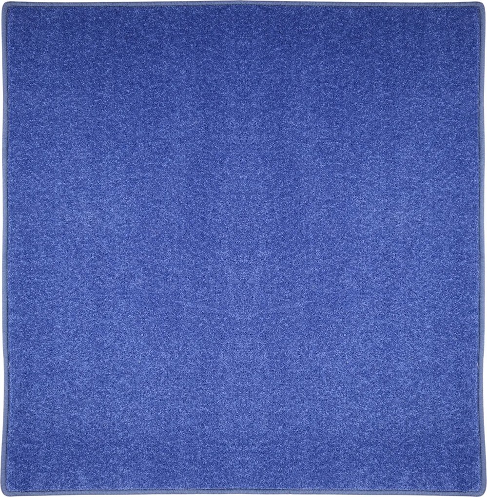 Vopi, AKCE: 250x250 cm Kusový koberec Eton modrý 82 čtverec, modrá, obývací pokoj