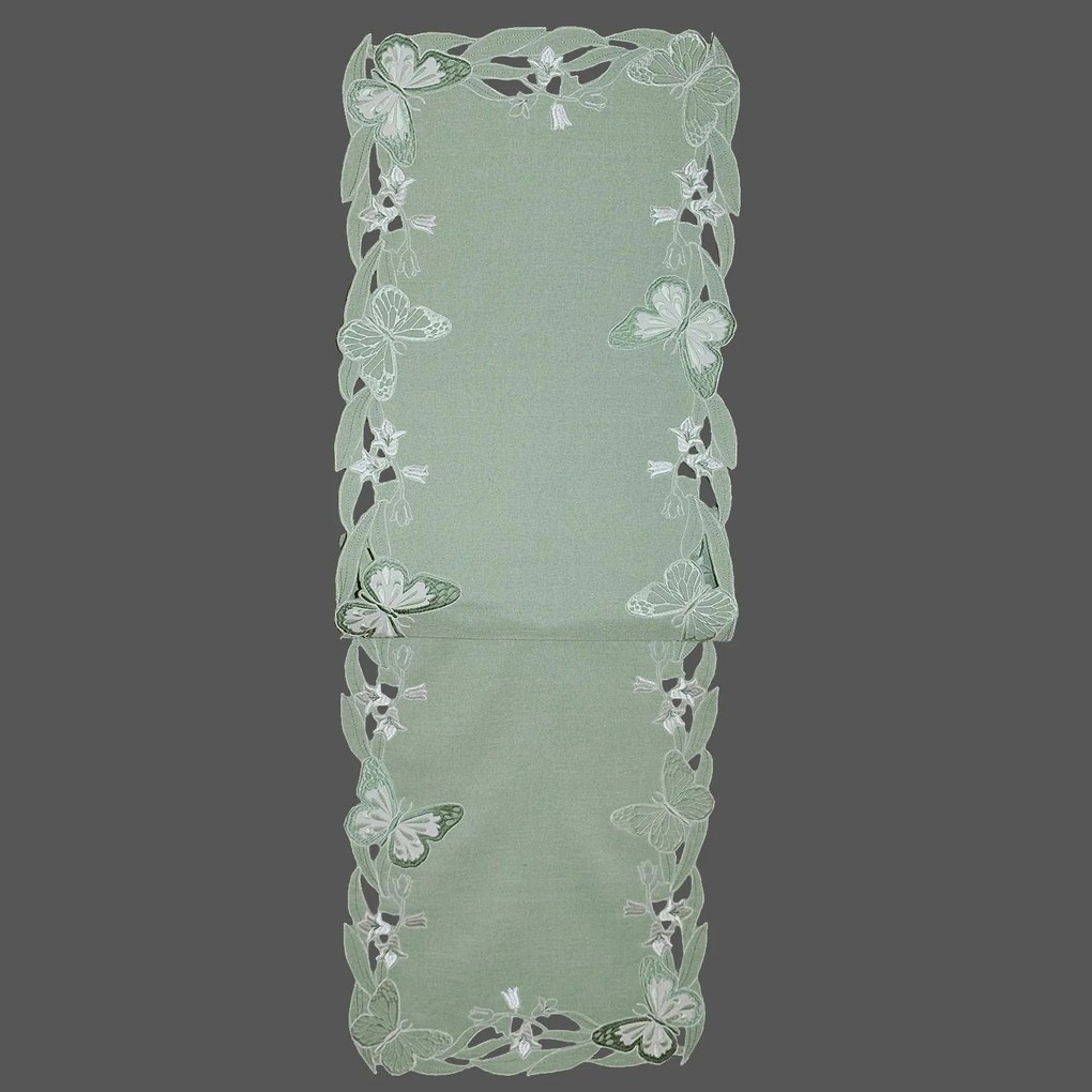XXXLutz BĚHOUN NA STŮL, 40/140 cm, mátově zelená Esposa - Prostírání na stůl - 004886002702