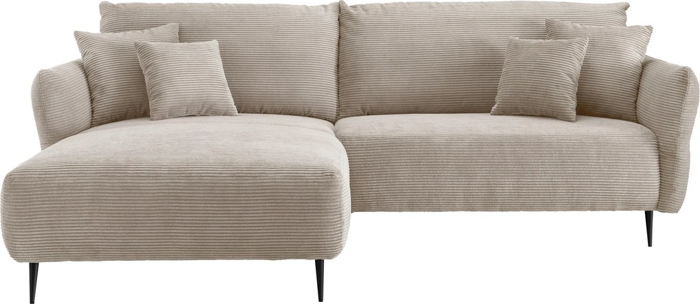XXXLutz ROHOVÁ SEDAČKA, textil, béžová P & B - Sedací soupravy - 002310012303