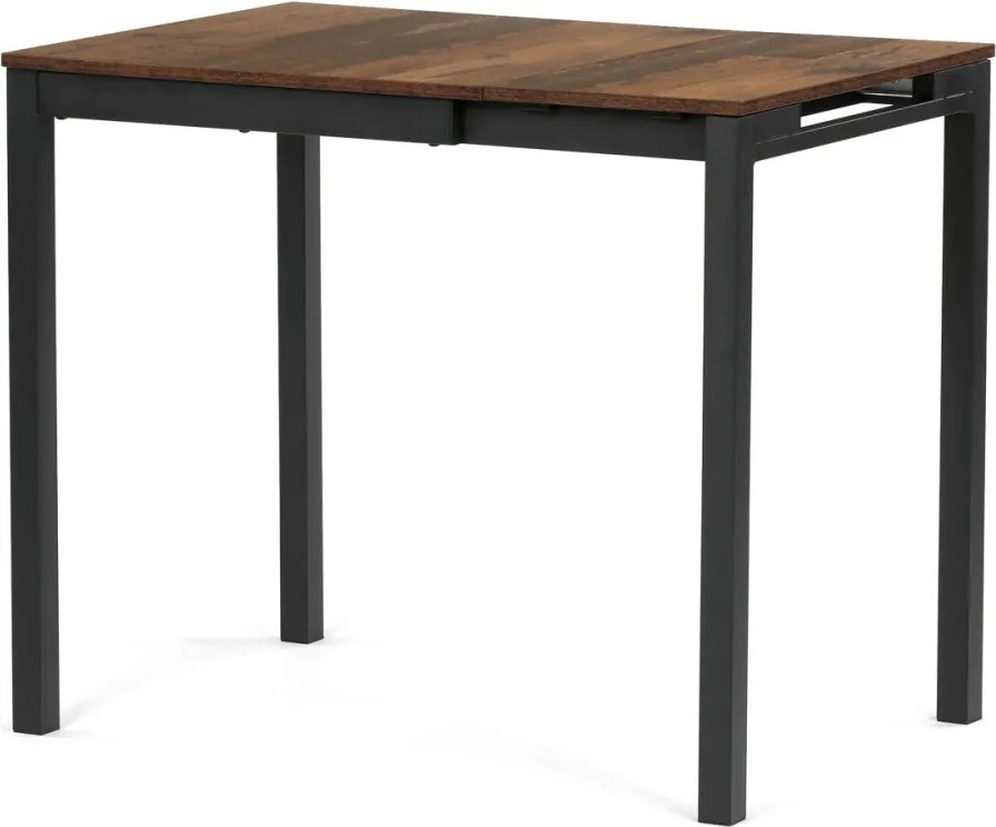 Jídelní stůl rozkládací 60-90x60 cm GDT-206 OAK, melamin, dub – Barva (vyberte): hnědá hnědá