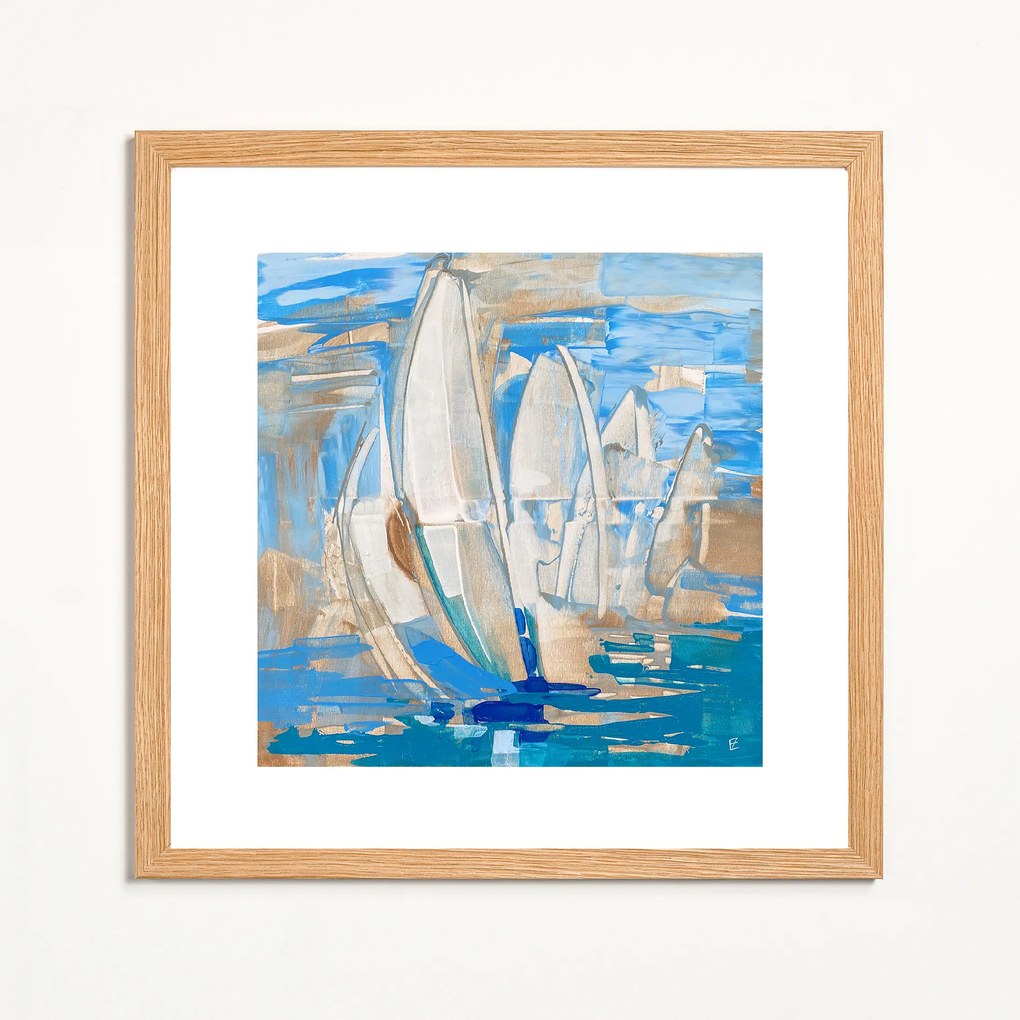 Evgeniya Zolotareva | Summer Memories Rám: Černý, Velikost: 40 x 40 cm