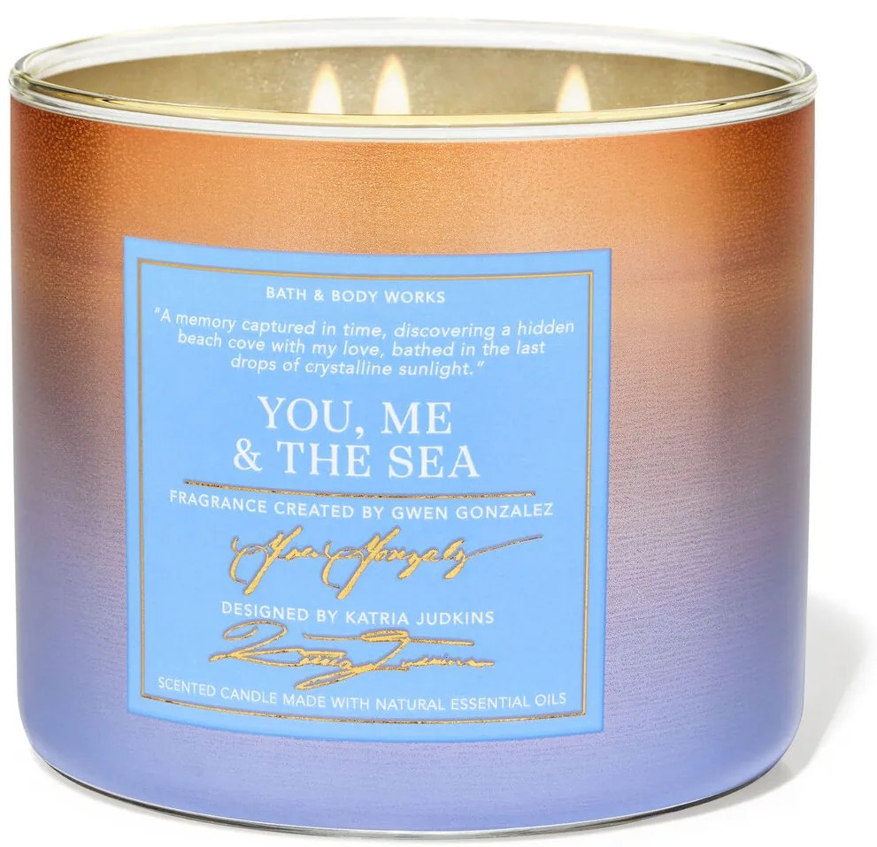 Bath & Body Works You, Me & The Sea, vonná svíčka 411g