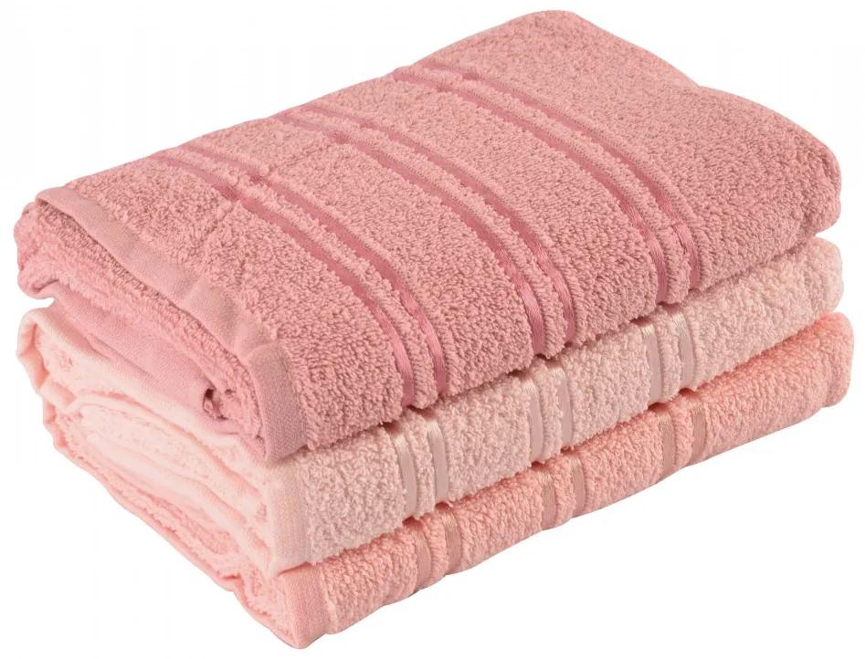 Vesna | Set ručníků Becky 50x90 cm růžová