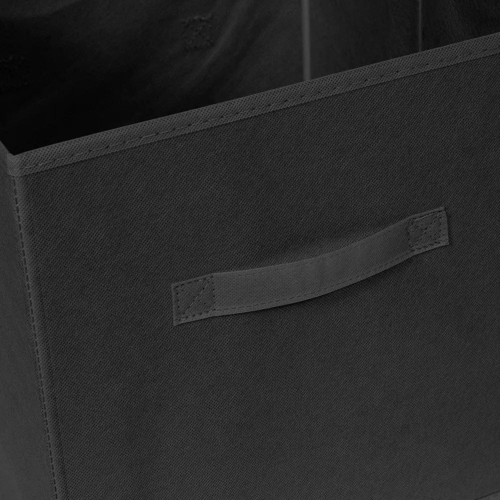 Černý látkový úložný box 31x31x31 cm – Compactor