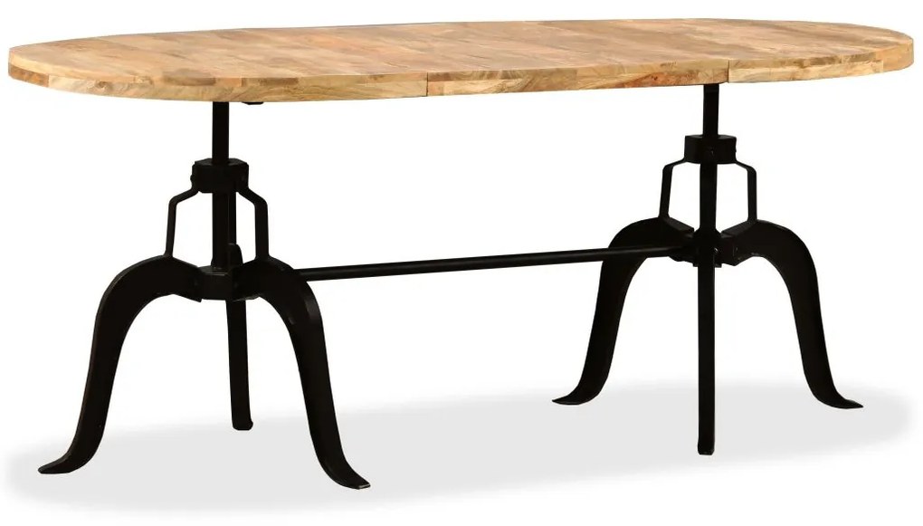 PerfektníDomov Jídelní stůl - dřevo a ocel | 180 cm