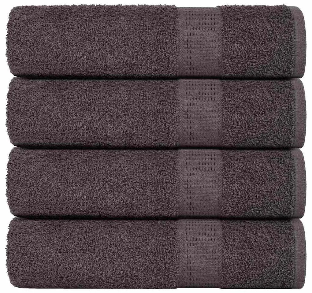 Ručníky FROGN 4 ks antracitové 100x150 cm 360 g/m² 136690