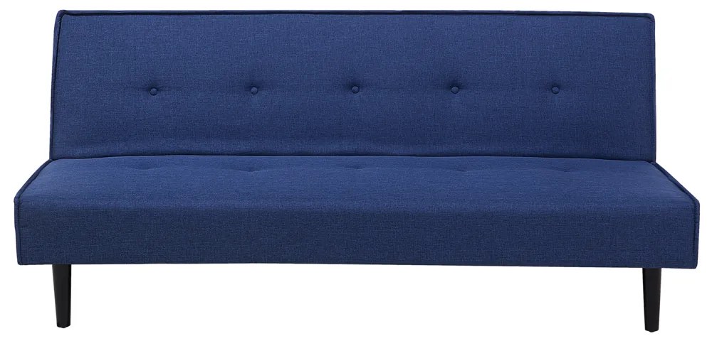 Modrá čalouněná pohovka pro 3 osoby VISBY