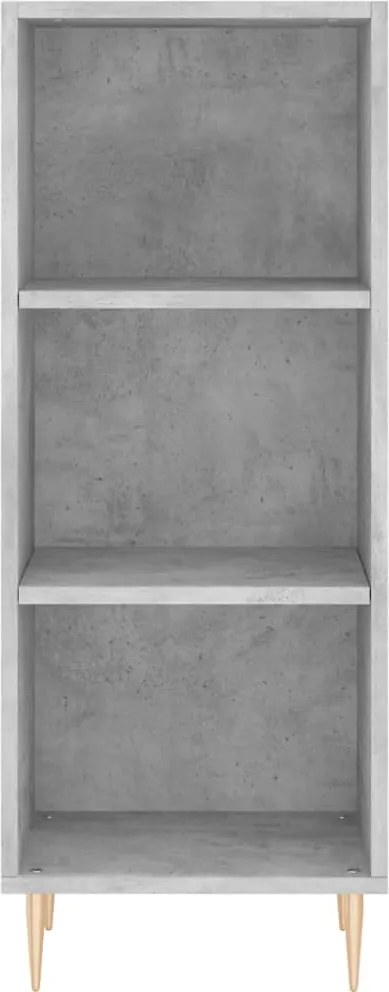 Skříň highboard betonově šedá 34,5x34x180 cm kompozitní dřevo 3198973