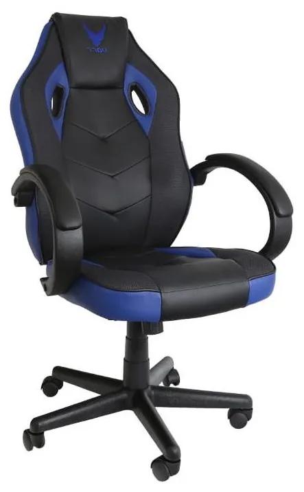 Platinet | Herní židle VARR Indianapolis černá/modrá | PL0312