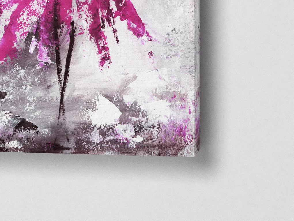 Liox Obraz olejomalba baletka - růžová Rozměr: 80 x 120 cm