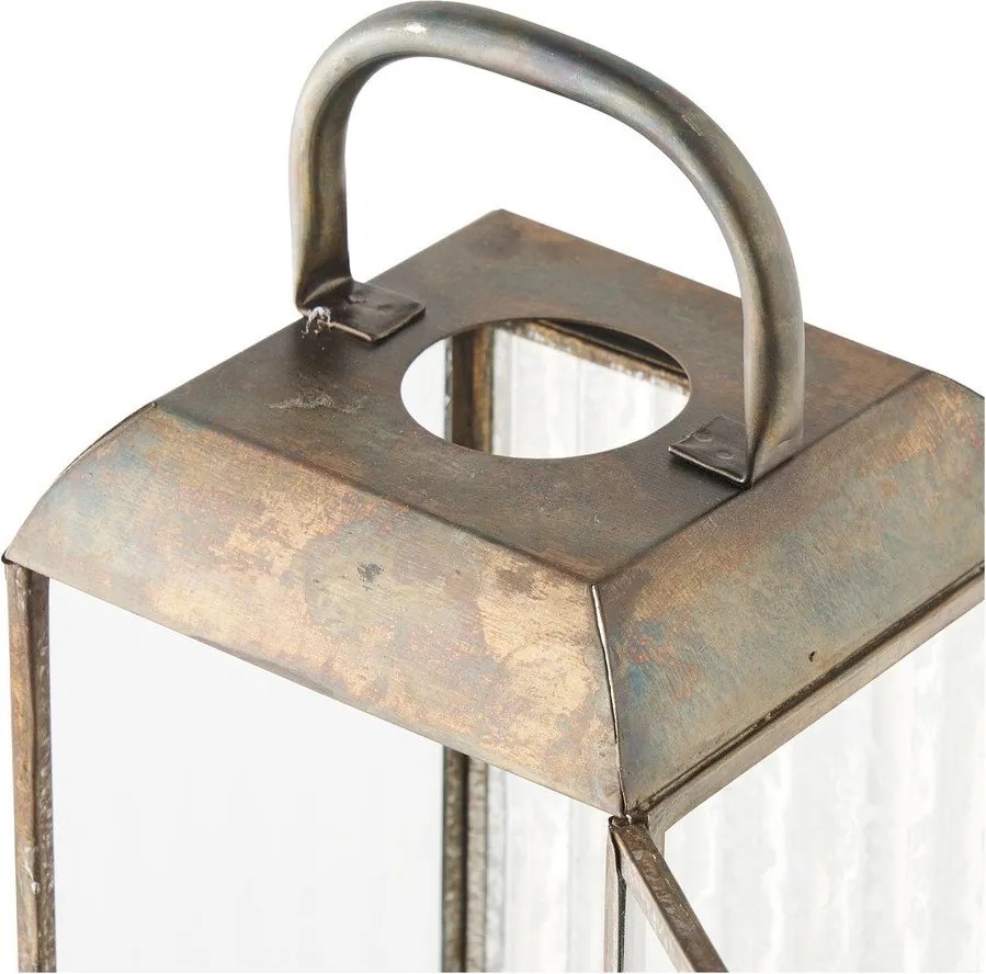 Kovová/skleněná lucerna (výška 60 cm) Herslev – House Nordic