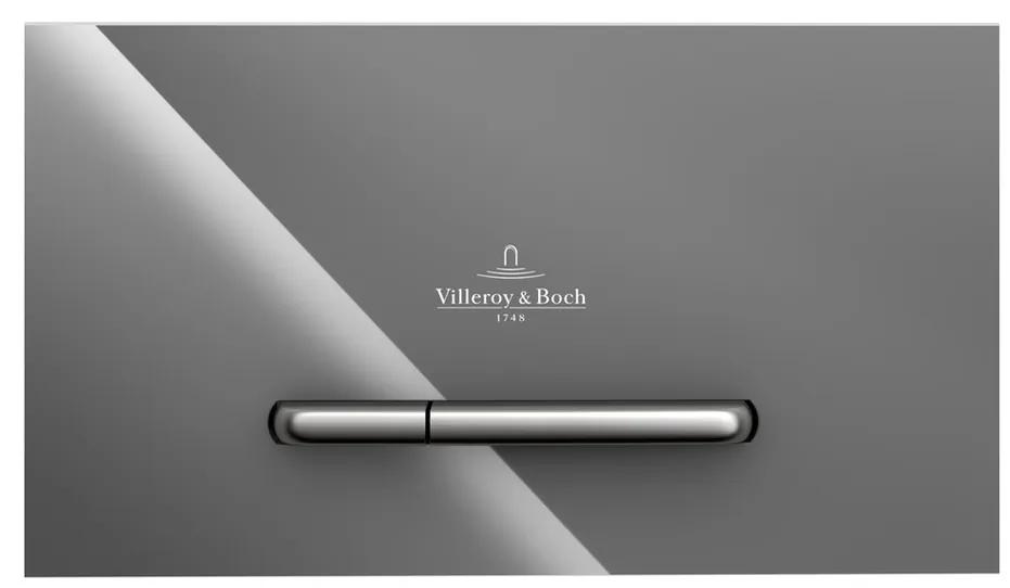 Villeroy & Boch Villeroy Boch ViConnect: M300 ovládací tlačítko k WC, Glass Glossy Grey, 922160RA