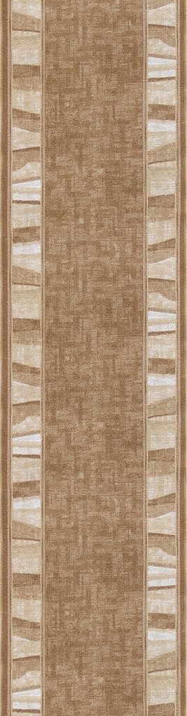 Associated Weavers, Protiskluzový běhoun na míru Linea 33, šíře 100 cm, béžová, chodba / předsíň