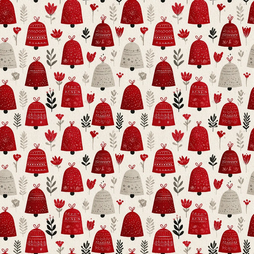 Bavlněné povlečení CHRISTMAS BELLS barevné Rozměr povlečení: 70 x 90 cm | 140 x 220 cm