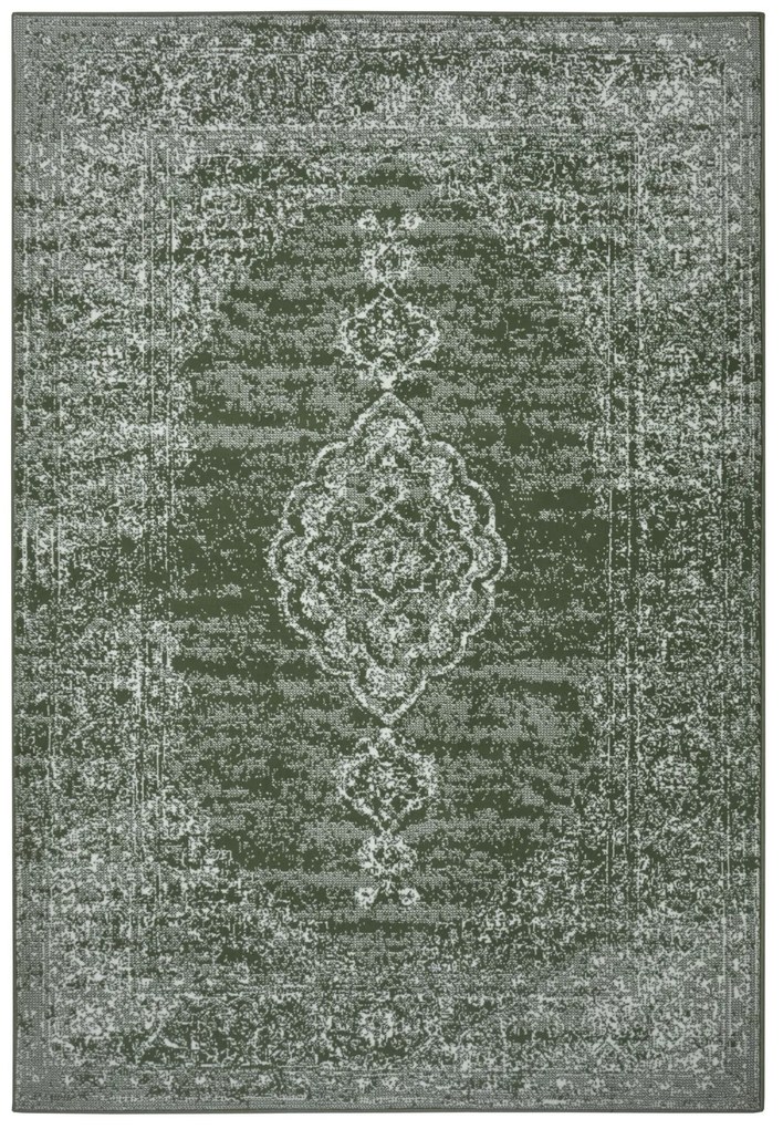 Hanse Home, Kusový koberec Gloria 105519 Green, 160x230, zelená, chodba / předsíň