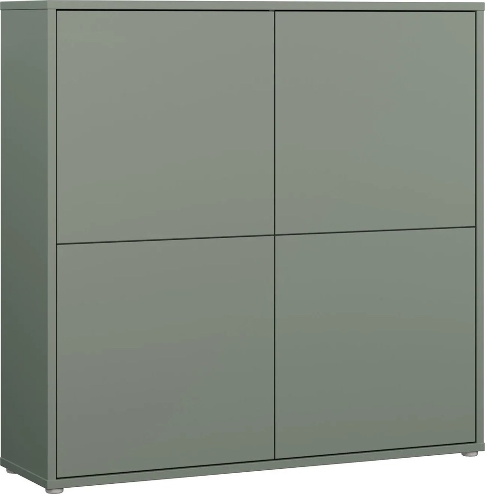 XXXLutz VYSOKÁ KOMODA, šalvějově zelená, 124,5/121,5/34,9 cm Carryhome - Online Only komody - 000687018335