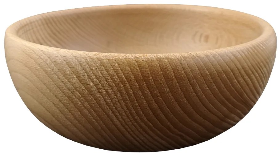 AMADEA Dřevěná miska kulatá, masivní dřevo, 18 cm