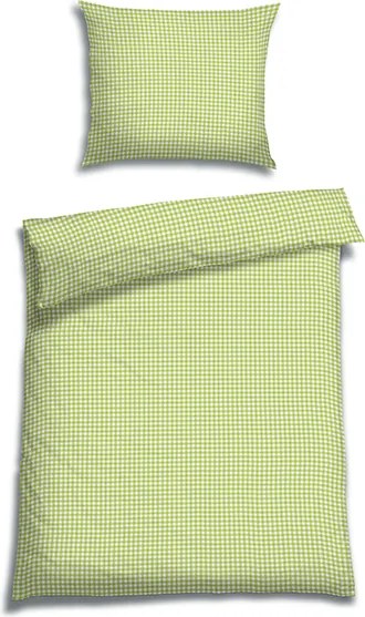 Florella Krepové povlečení Vichy Apfel Rozměr: 70x90 + 140x200 cm