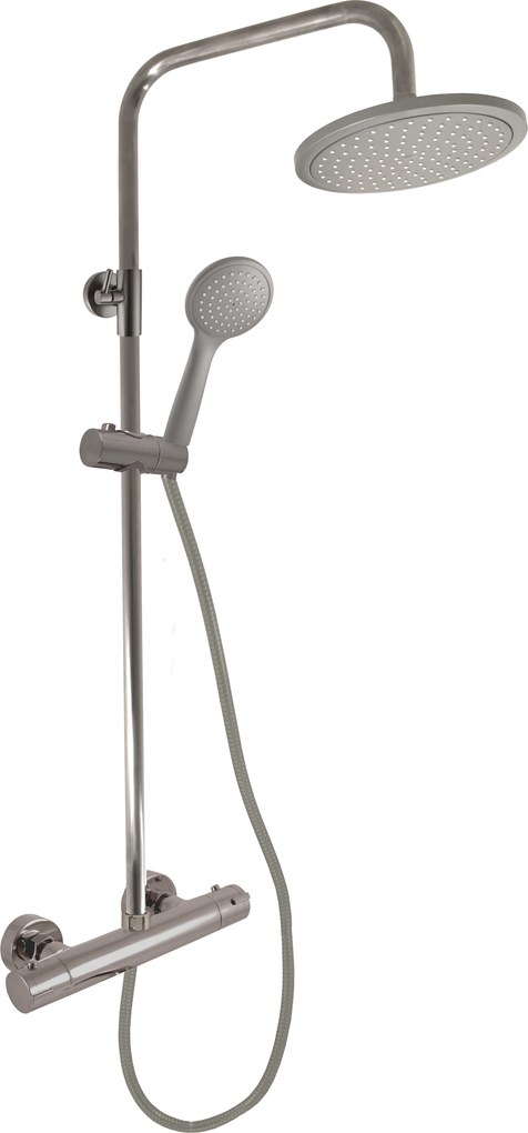 Slezák - RAV Sprchový komplet s termostatickou baterií TERMOSTATICKÁ - TRM82.5/5-43MGK, Metal Grey kartáčovaná