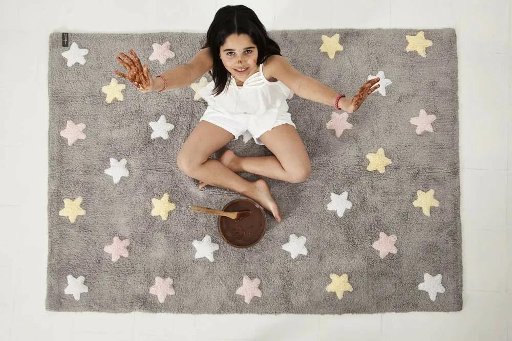 Lorena Canals bavlněný koberec barevné hvězdičky - Stars II