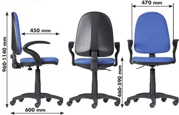 Pracovní židle Torino SY s područkami