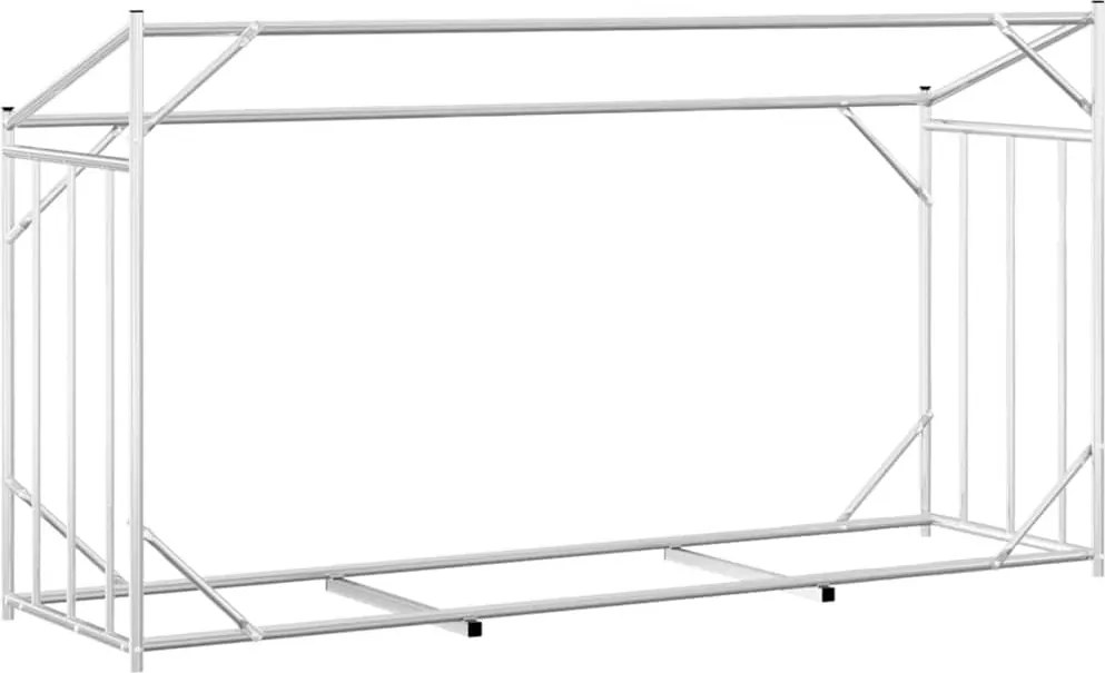 vidaXL Stojan na palivové dřevo s krytem 200,5x60,5x110,5 cm [4104945]