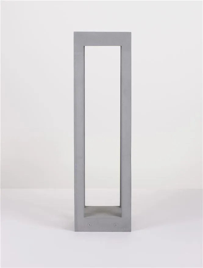 NV 9540216 Venkovní sloupkové svítidlo BEV šedý beton skleněný difuzor LED 5W 3000K 120-230V IP65 - NOVA LUCE