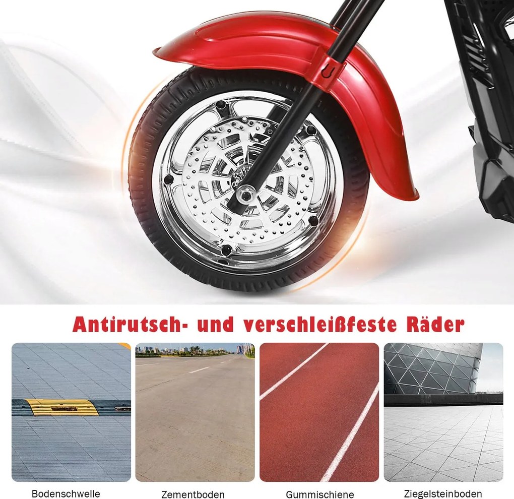 Costway Motocyklový elektrický motocykl ve stylu Chopper Dětský motocyklový