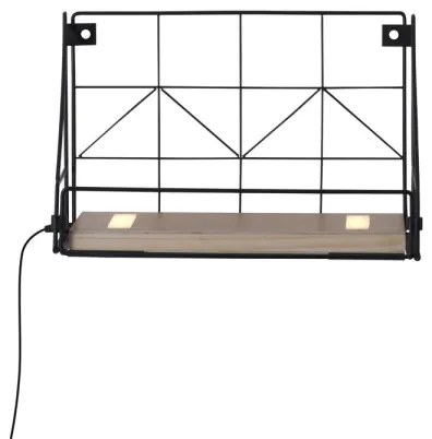 Leuchten Direkt 15276-18 - Police s LED osvětlením BOARD 2xLED/1,75W/230V 30 cm