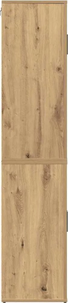 Vysoký bufet Artisanový dub 80 x 33 x 150 cm Kompozitní dřevo 3334337