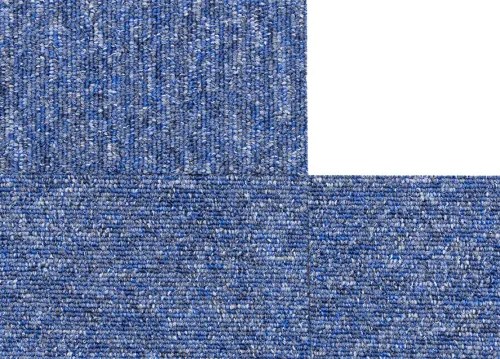 Koberce Breno Kobercový čtverec ARIZONA 525, velikost balení 5 m2  (20ks), Modrá, Vícebarevné,