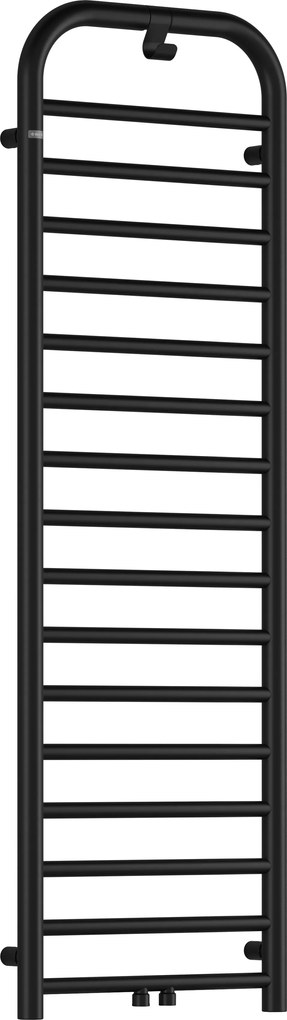 Deante Silia, koupelnový radiátor 500x1570 mm, 586W, černá matná, DEA-AGI_NG51