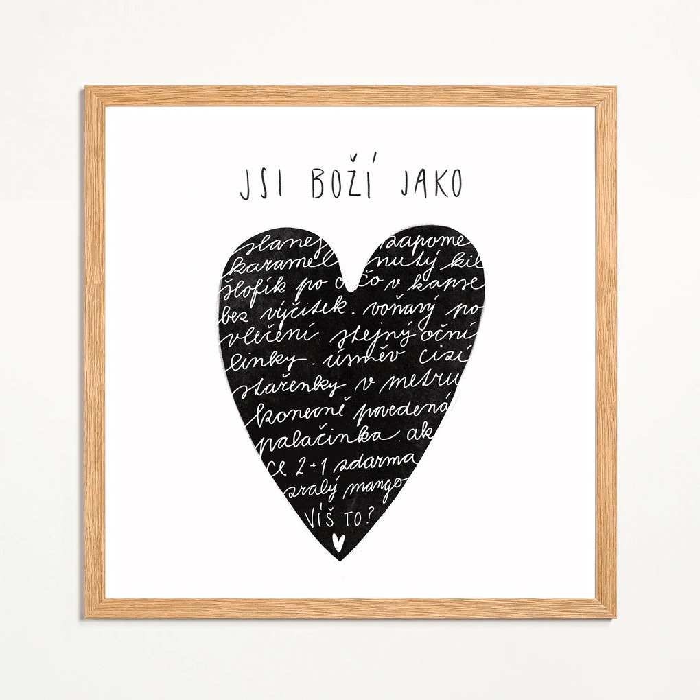 Eliška Straková | Boží jako Rám: Bez rámu, Velikost: 40 x 40 cm