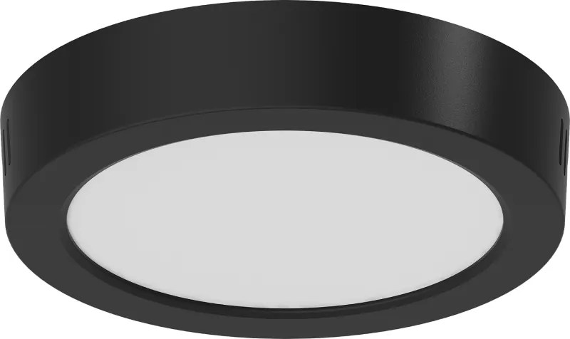 Mexen LDSR, LED stropní svítidlo, průměr 17 cm, 12W, neutrální - 4000K, 960 lm, černá - L212-017-1240-70
