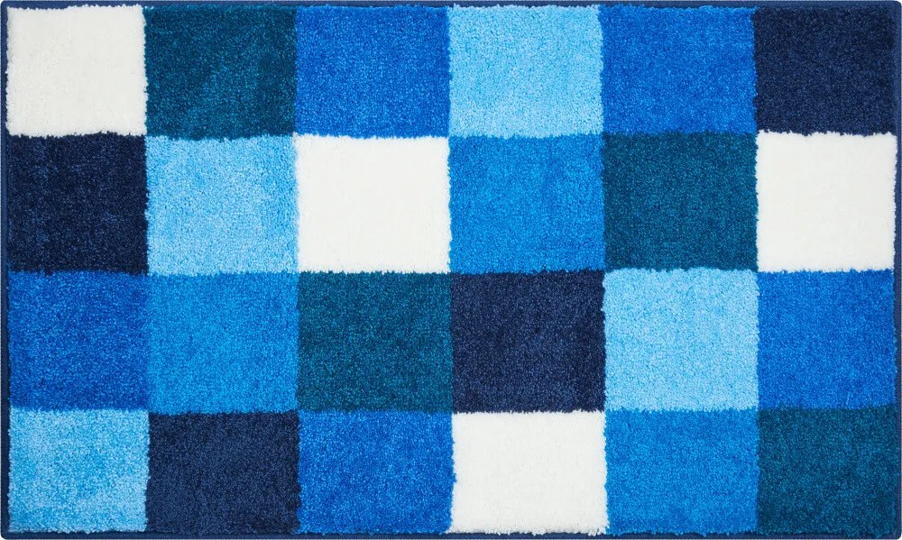 GRUND Koupelnová předložka BONA modrá Rozměr: 80x140 cm